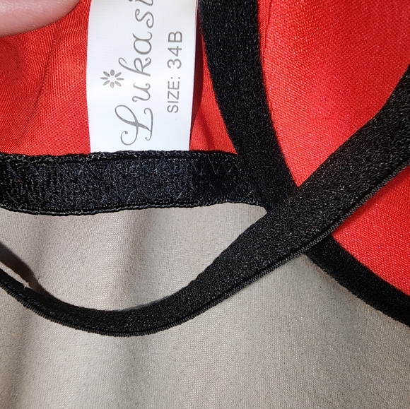 Lukasi | Intimates & Sleepwear | Red Lukasi Bra 34b Nwt | Poshmark